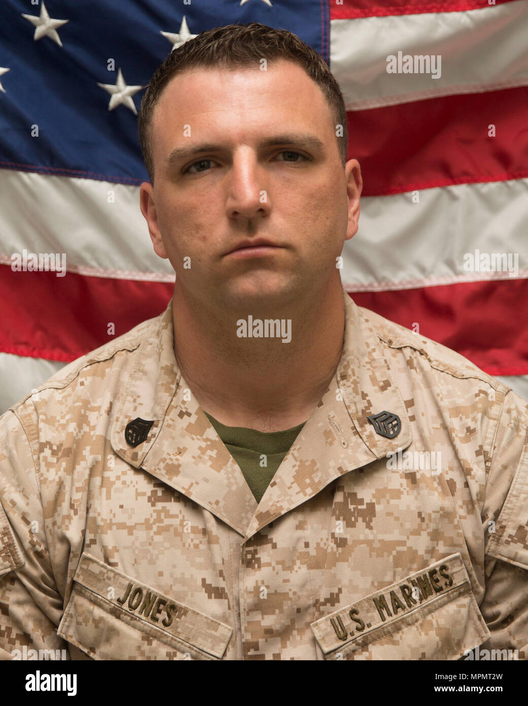 U.S. Marine Staff Sgt. Bryan Jones, a Boaz, Alabama native is an infantry platoon sergeant with ...
