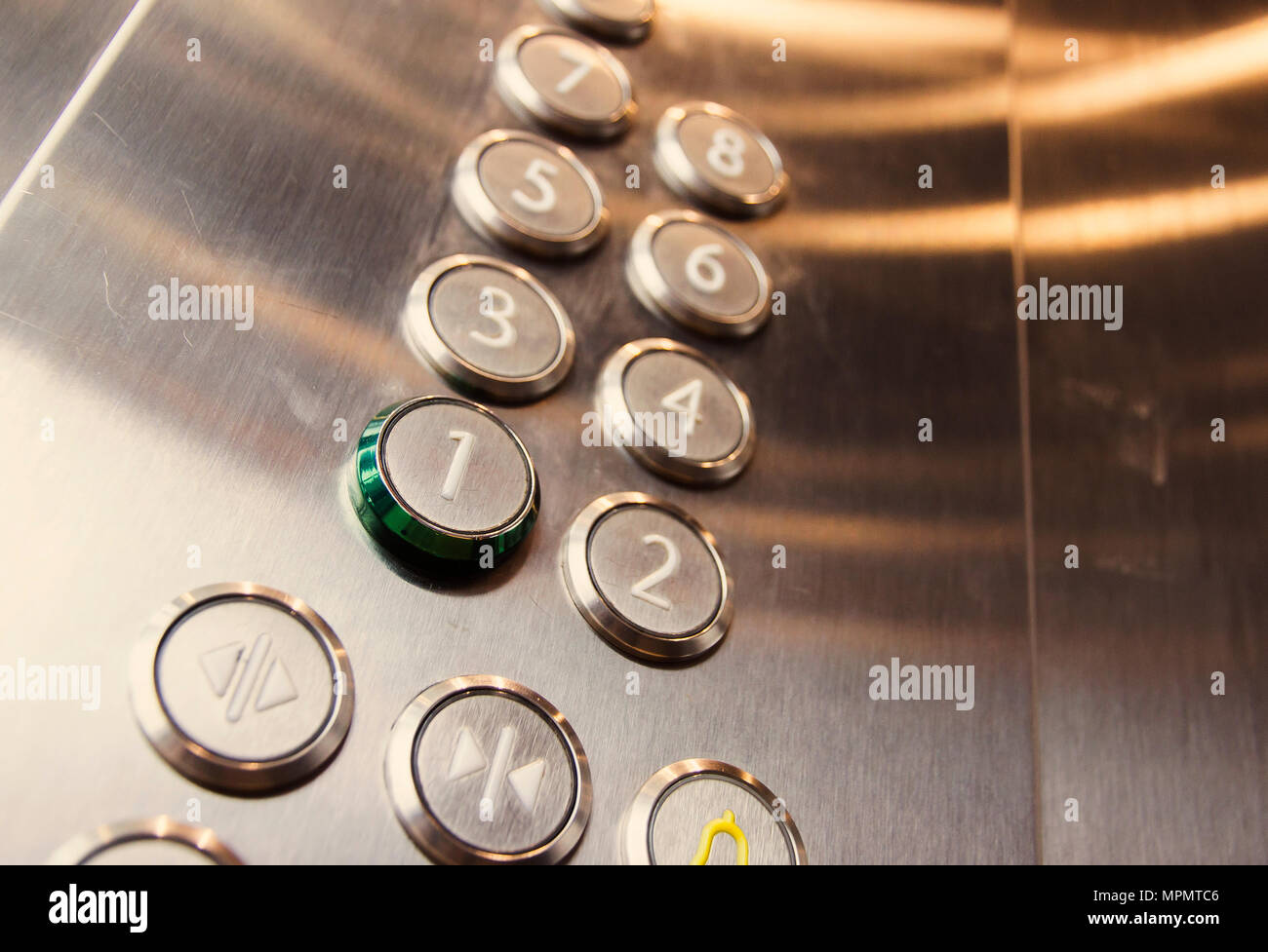 Elevator buttons hi-res stock photography and images - Alamy
