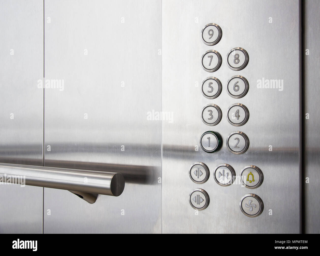 Inside elevator hi-res stock photography and images - Alamy
