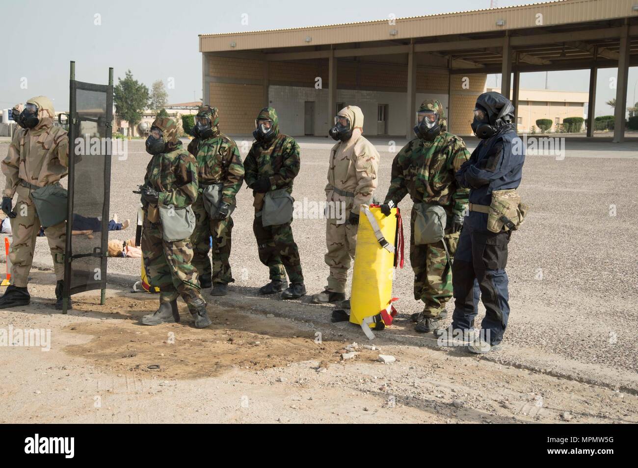 Civilian and military emergency responders from Kuwait, Bahrain, Qatar ...