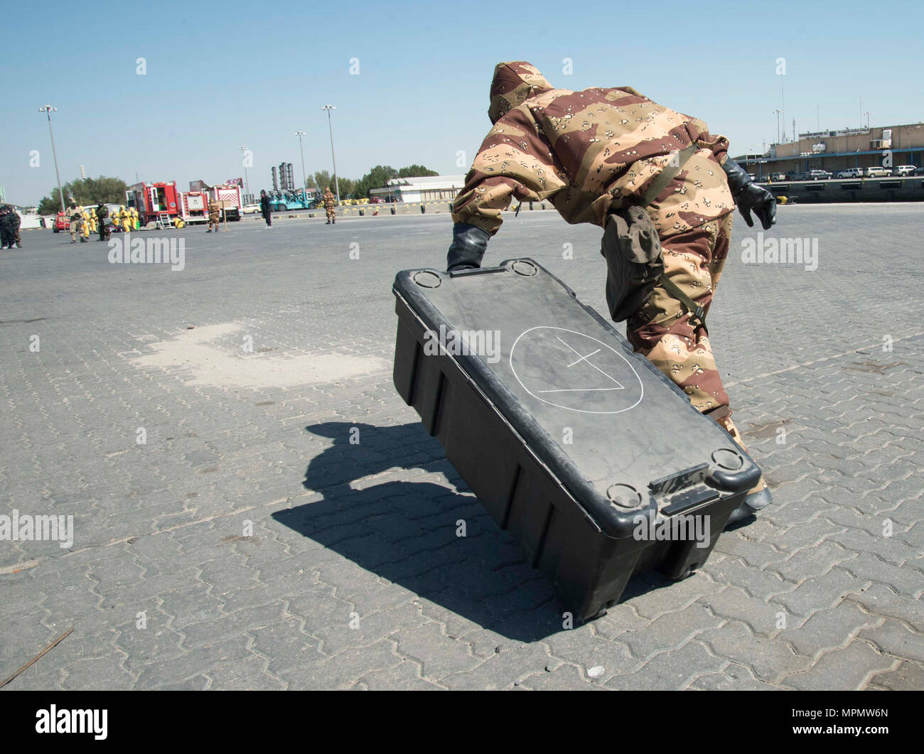 Civilian and military emergency responders from Kuwait, Bahrain, Qatar ...