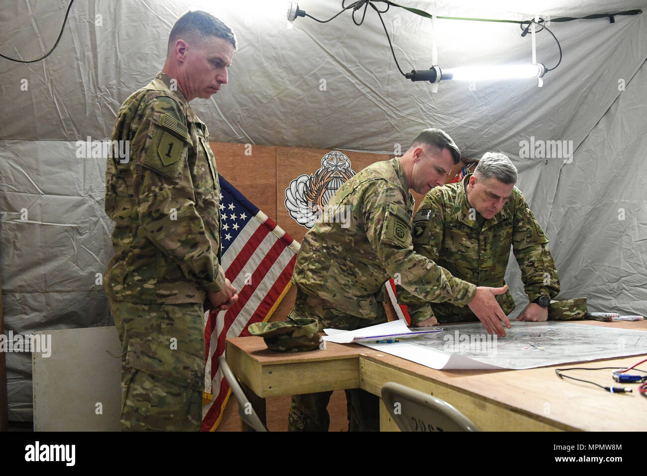 U.S. Army Chief of Staff Gen. Mark A. Milley meets with Soldiers ...