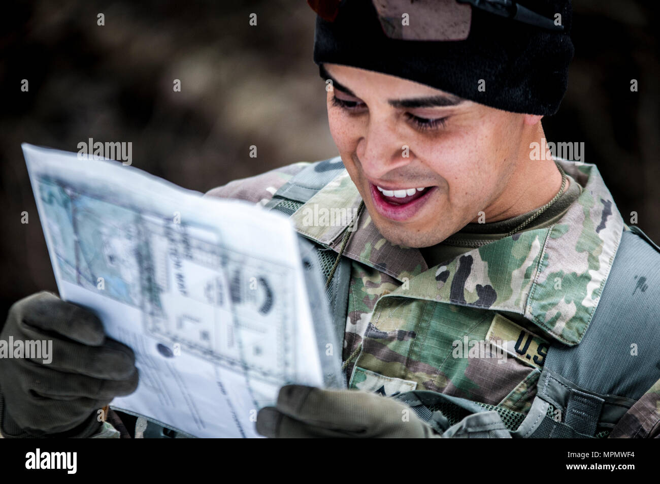 FORT DEVENS, Massachusetts – Sergeant 1st Class Jorge Gonzalez checks ...