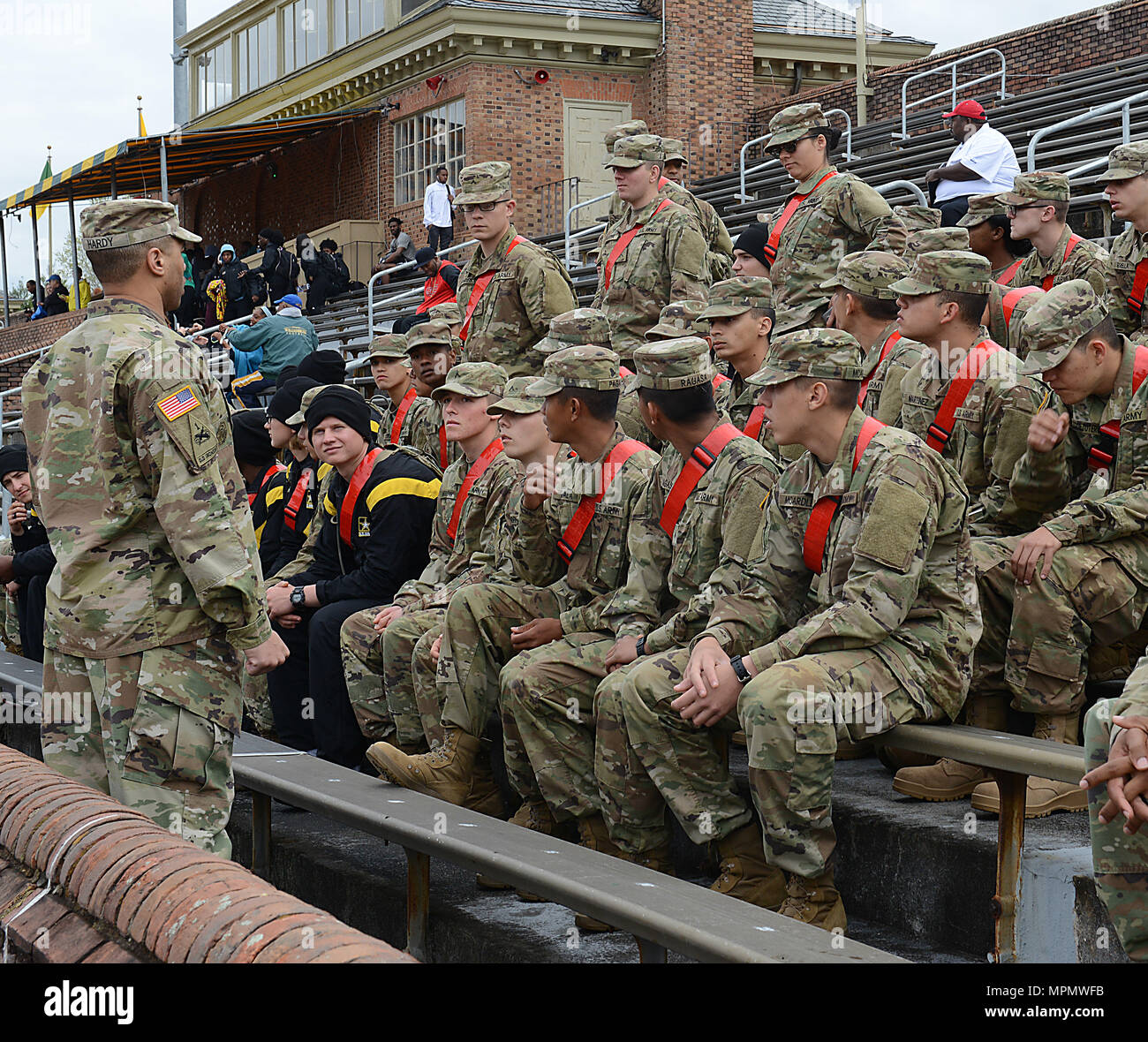 U.S. Army 1st Sgt. Andy Hardy, Echo Company, 266th Quartermaster ...