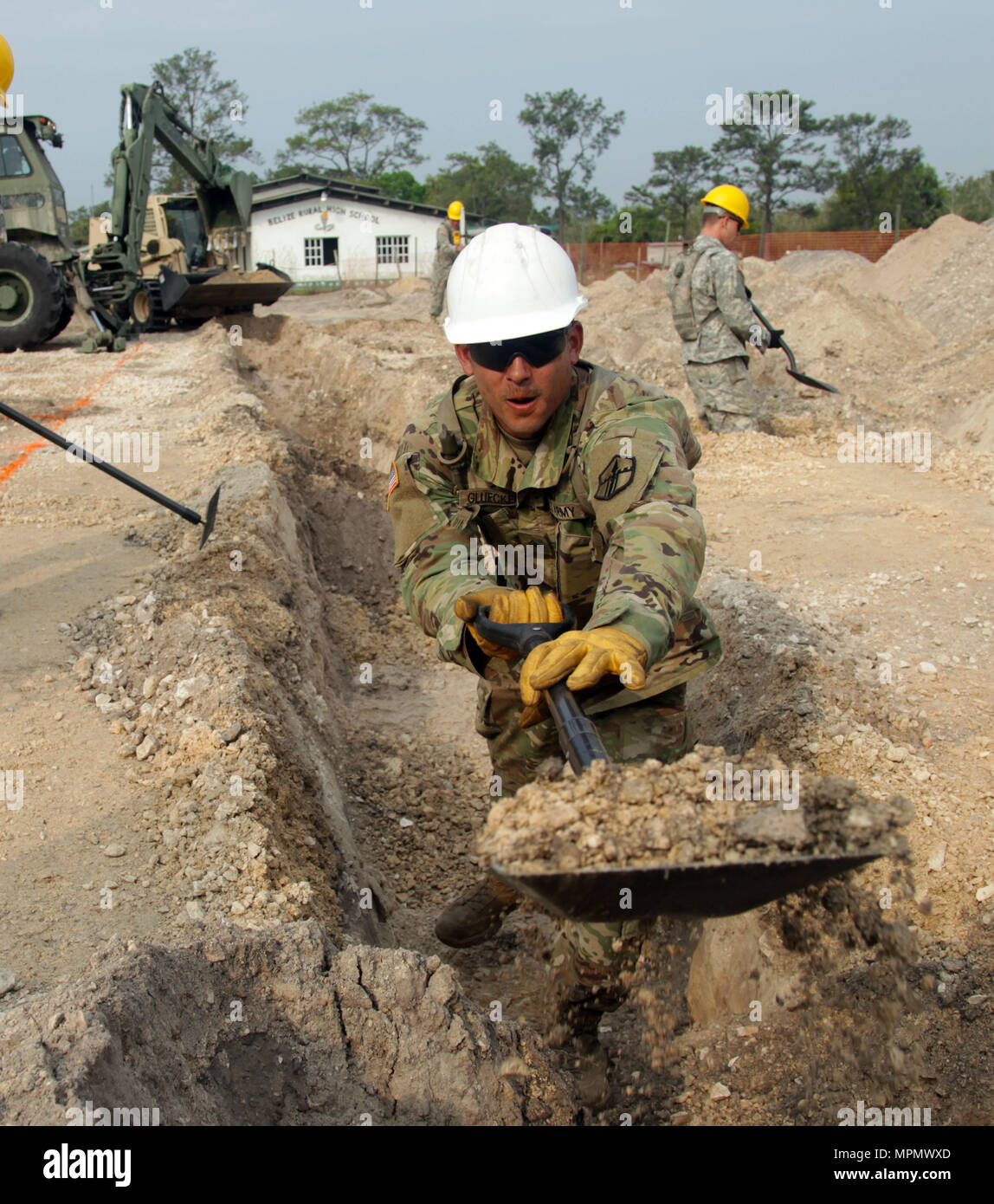 Sgt. Jacob Glueckert, an engineer with the 672nd Engineer Company from ...