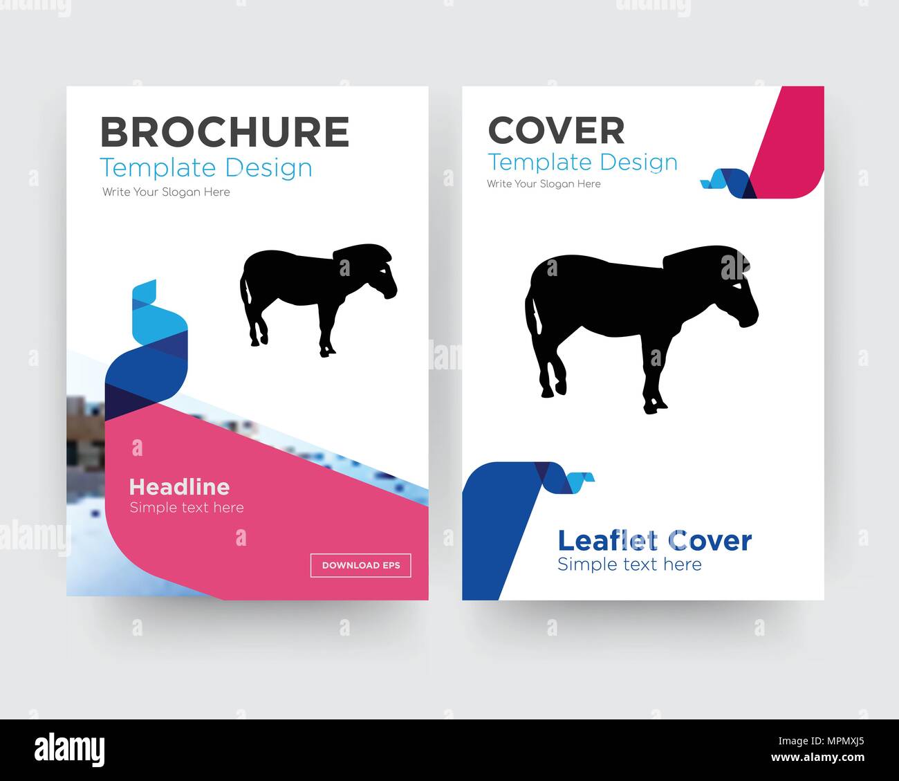 Zebra logotype hi-res stock photography and images - Alamy