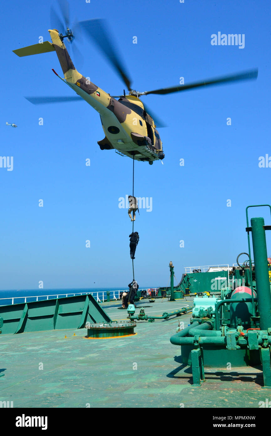 KUWAIT - Gulf Cooperation Council special operations forces execute a ...