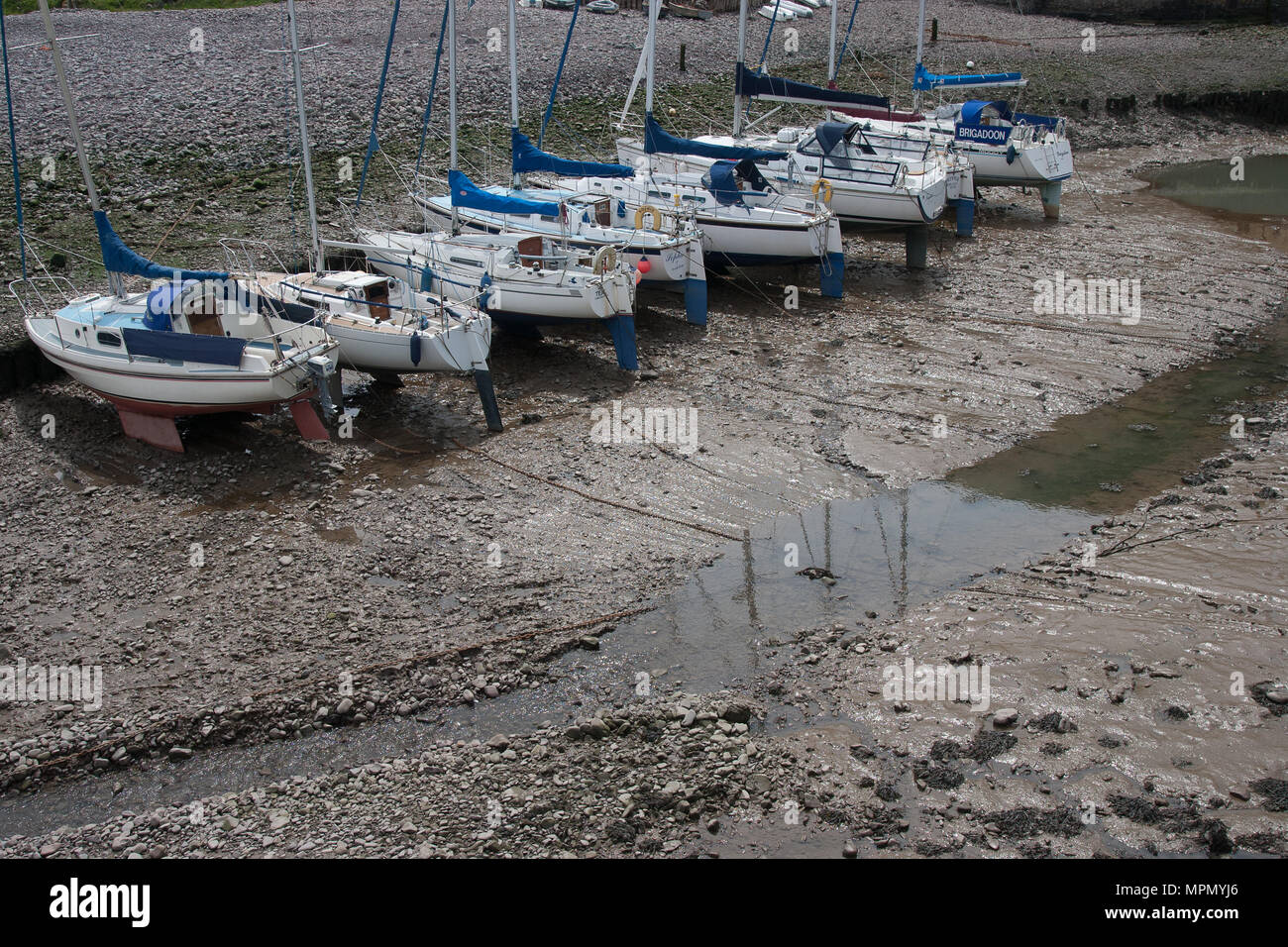 Porlock Weir Exmoor Somerset England UK Europe Stock Photo - Alamy