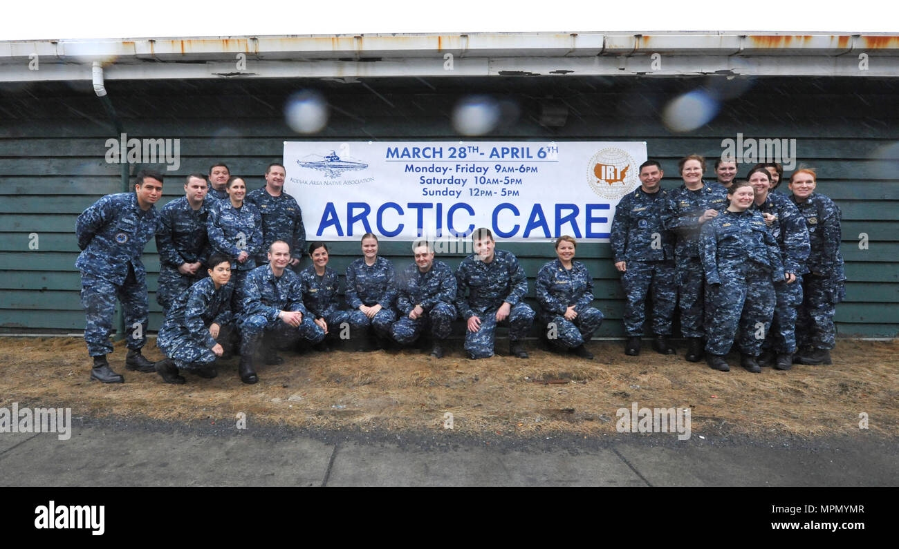 Navy Sailors participating in ARCTIC CARE 2017 medical readiness ...