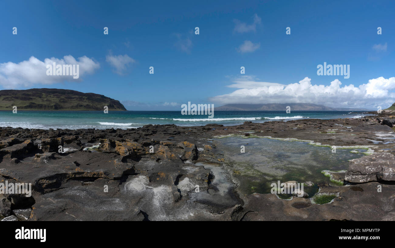 Bay of Laig, Isle of Eigg, Small Isles, Inner Hebrides, Scotland ...
