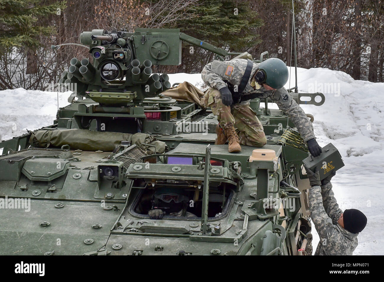 Soldiers assigned to the 95th Chemical Company, “Arctic Dragons”, 17th ...