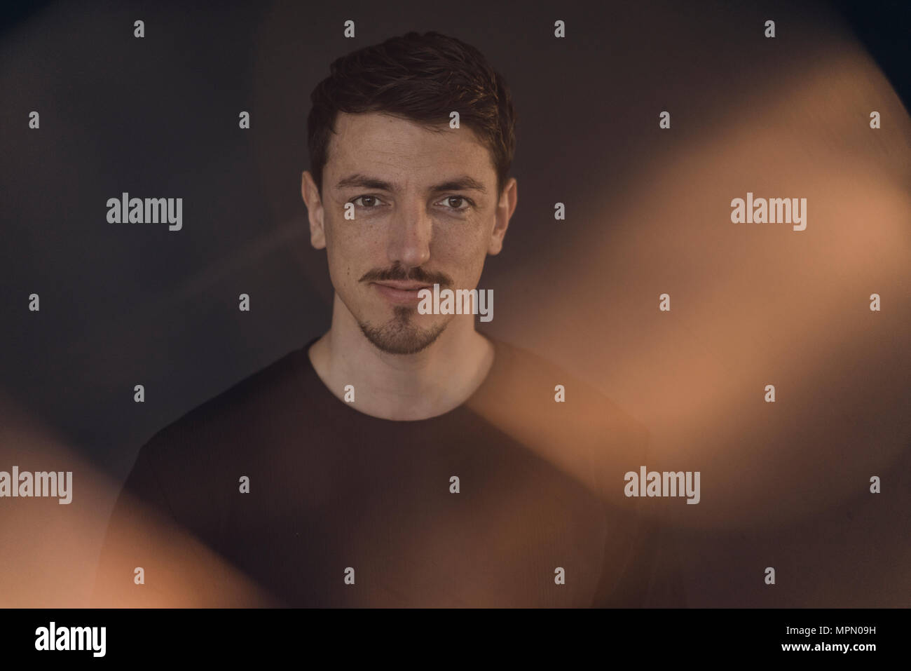 Portrait of relaxed man Stock Photo - Alamy