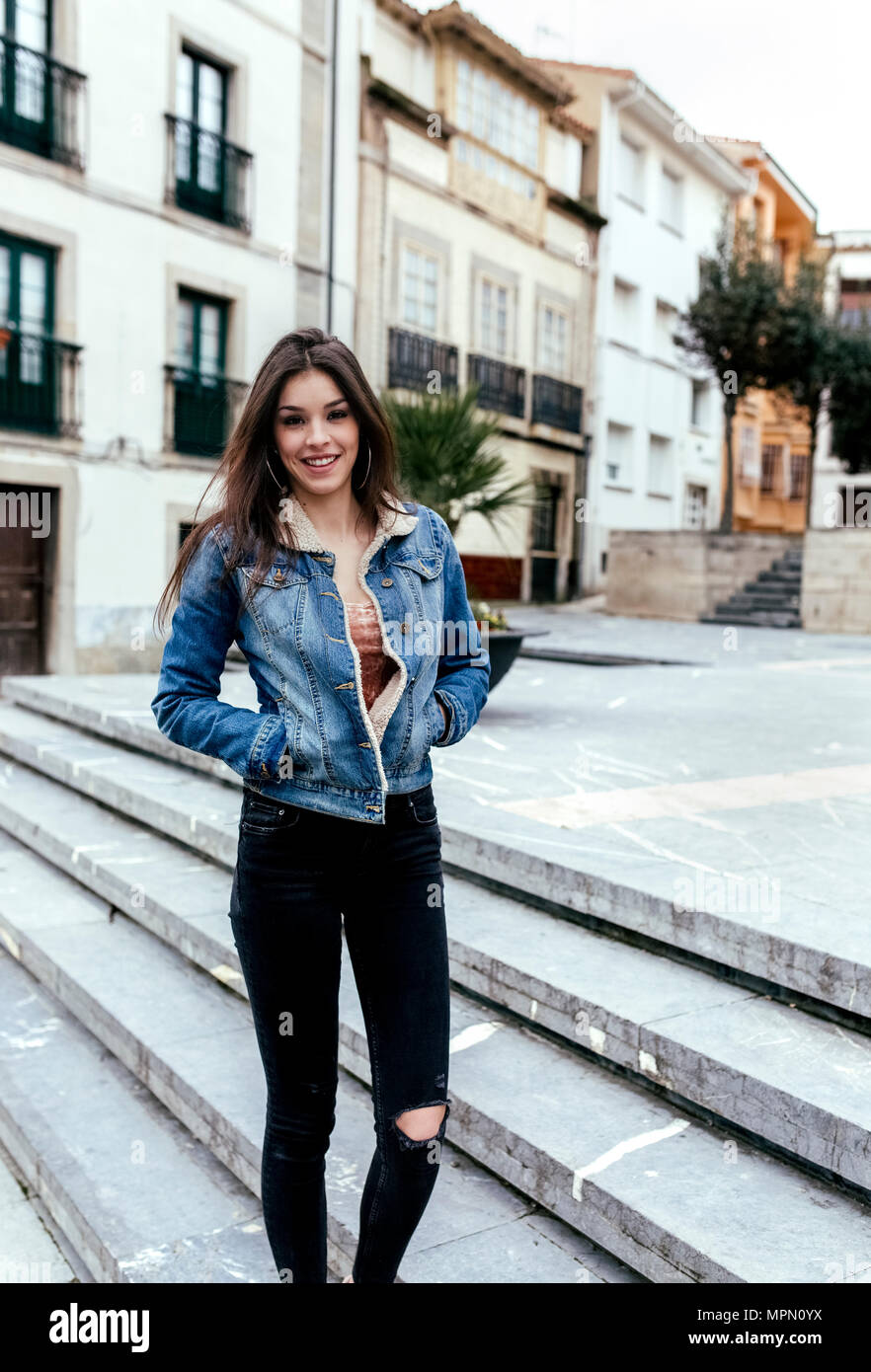 Woman town hi-res stock photography and images - Alamy