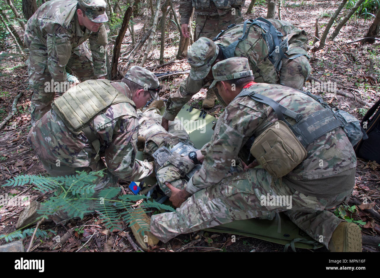 MARINE CORPS TRAINING AREA BELLOWS, Hawaii (March 30, 2017) Soldiers ...