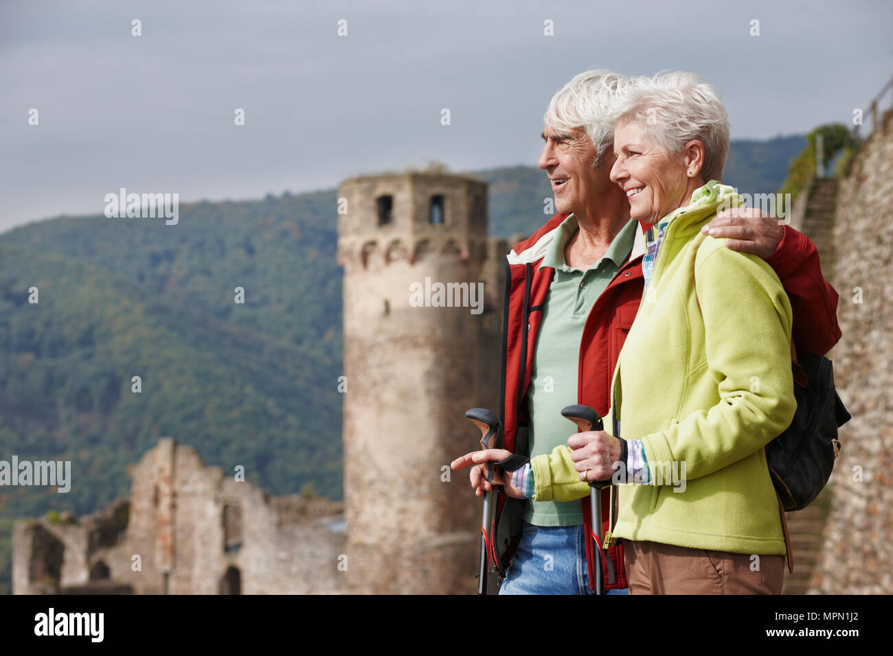 Female walker looking at view hi-res stock photography and images - Alamy