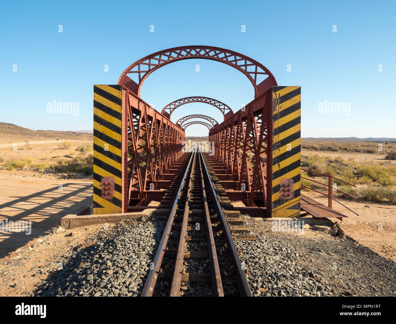 Africa, Namibia, railway bridge, railway track Stock Photo - Alamy