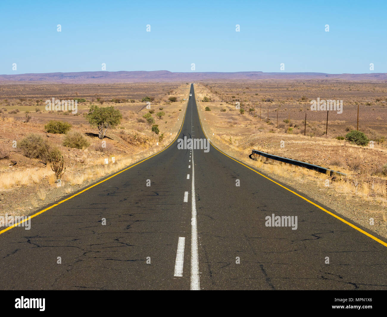 Africa, Namibia, B4 road Stock Photo - Alamy