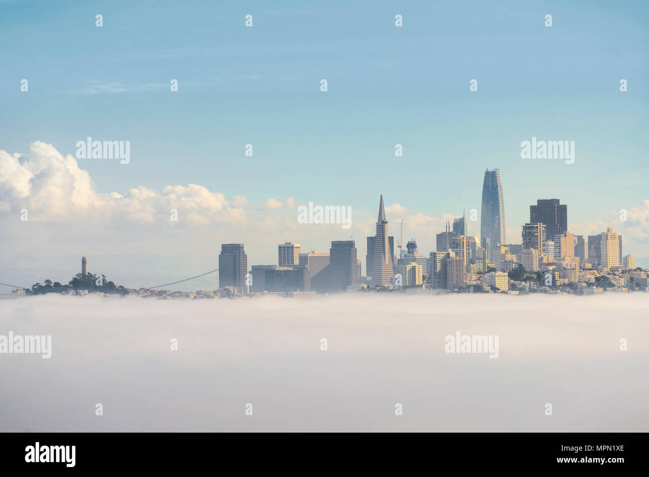 USA, California, San Francisco, fog Stock Photo - Alamy