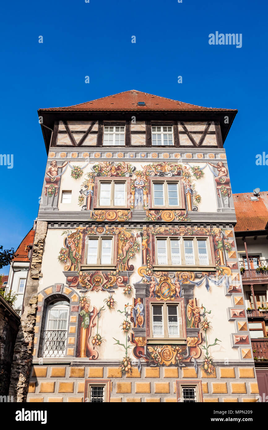 Germany, Baden-Wuerttemberg, Constance, Middle Ages tower house Zum ...