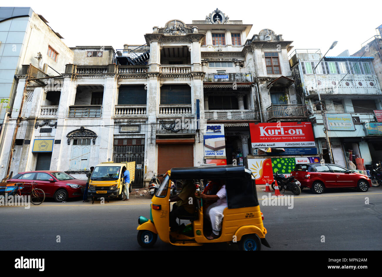 An Auto Rickshaw in Chennai, India Stock Photo - Alamy
