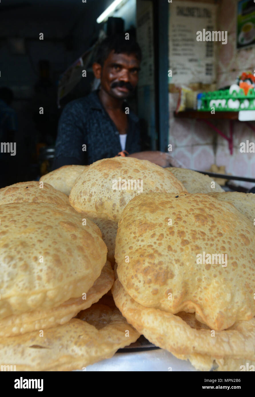 Poori is a popular North Indian bread served for breakfast throughout ...