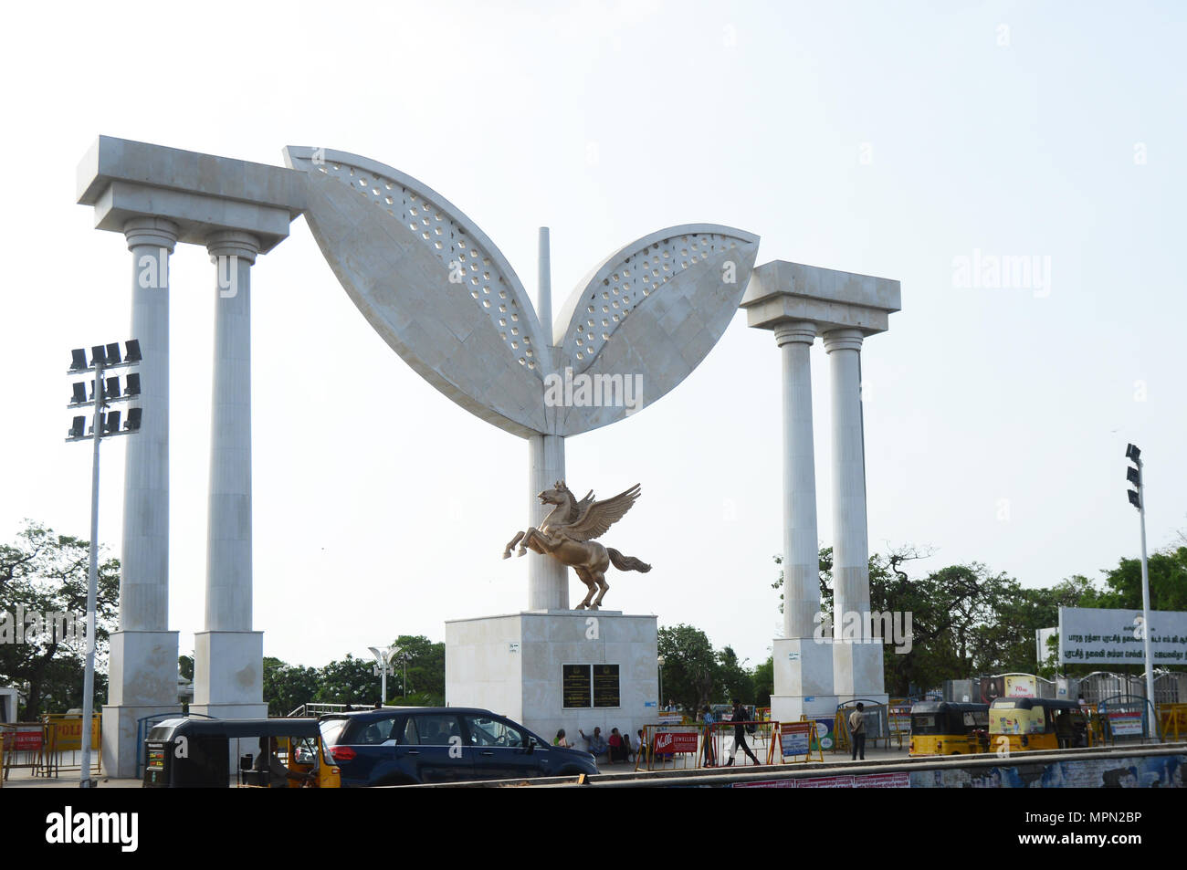 MGR Memorial in Chennai Stock Photo - Alamy