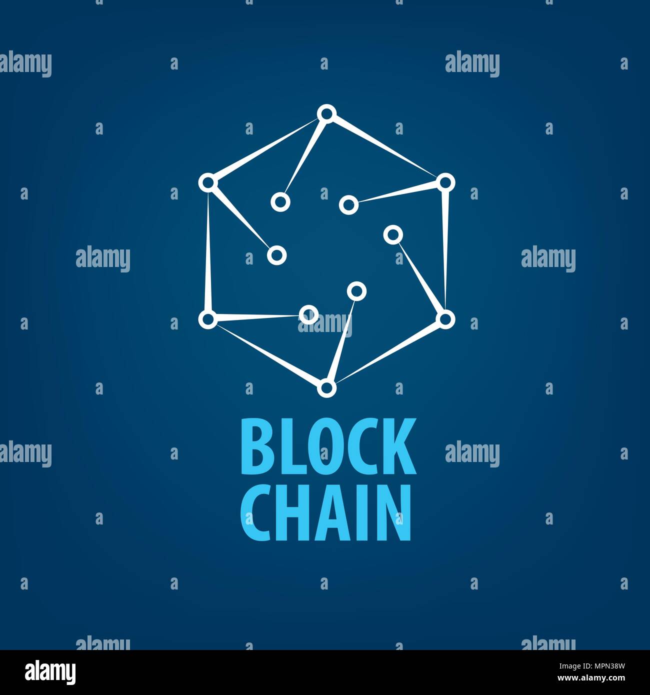 Vector logo blockchain Stock Vector Image & Art - Alamy