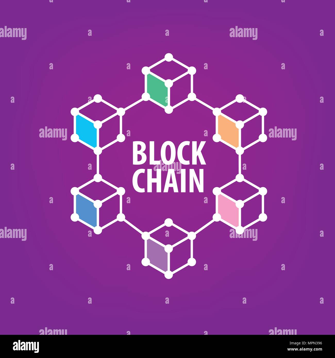 Vector logo blockchain Stock Vector Image & Art - Alamy