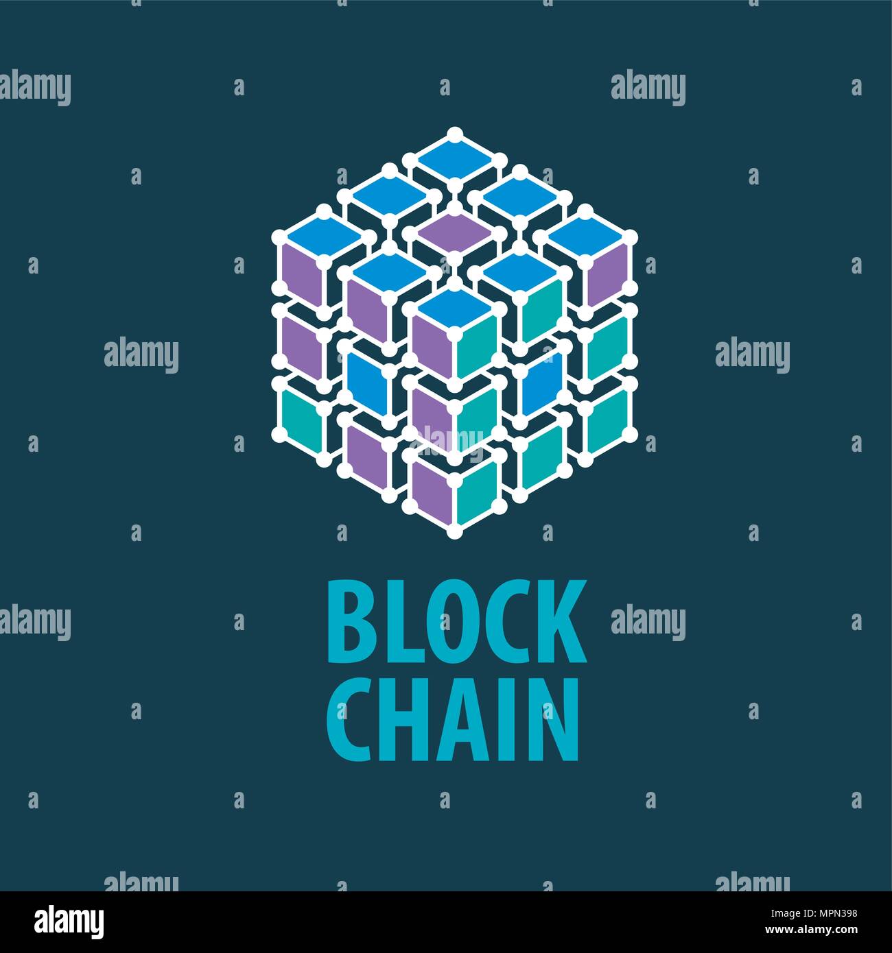 Vector logo blockchain Stock Vector Image & Art - Alamy