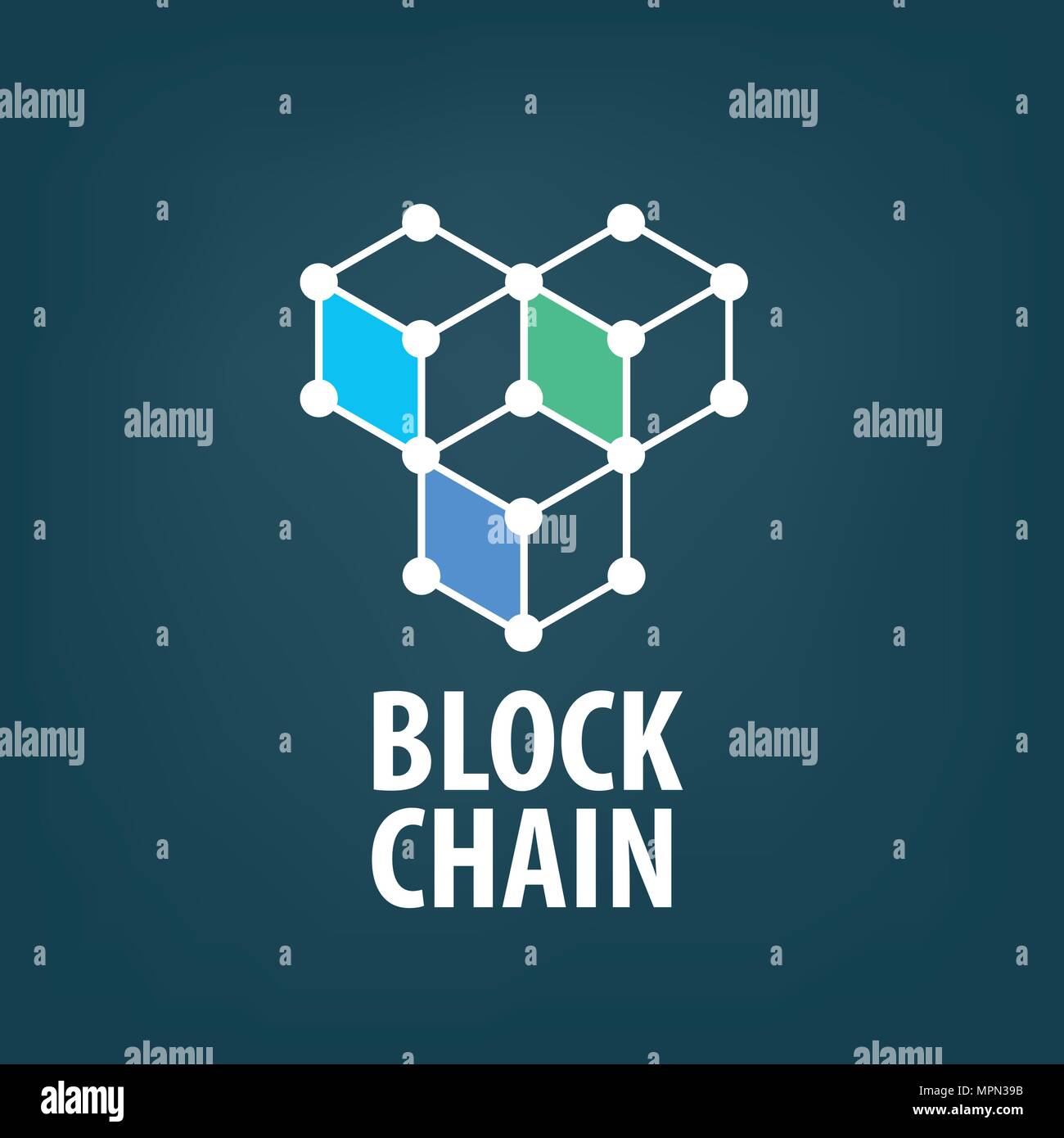 Vector logo blockchain Stock Vector Image & Art - Alamy