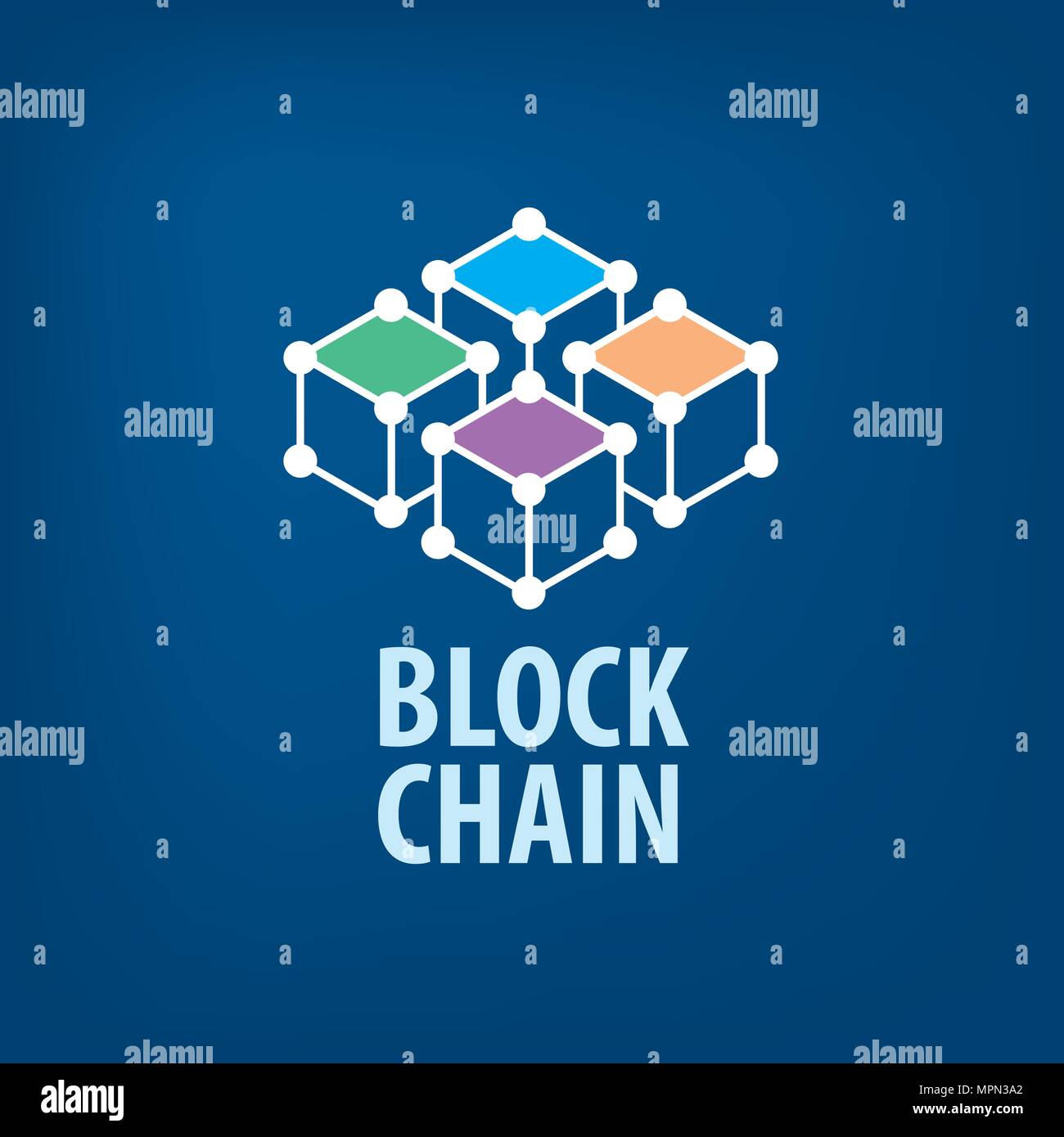 Vector logo blockchain Stock Vector Image & Art - Alamy
