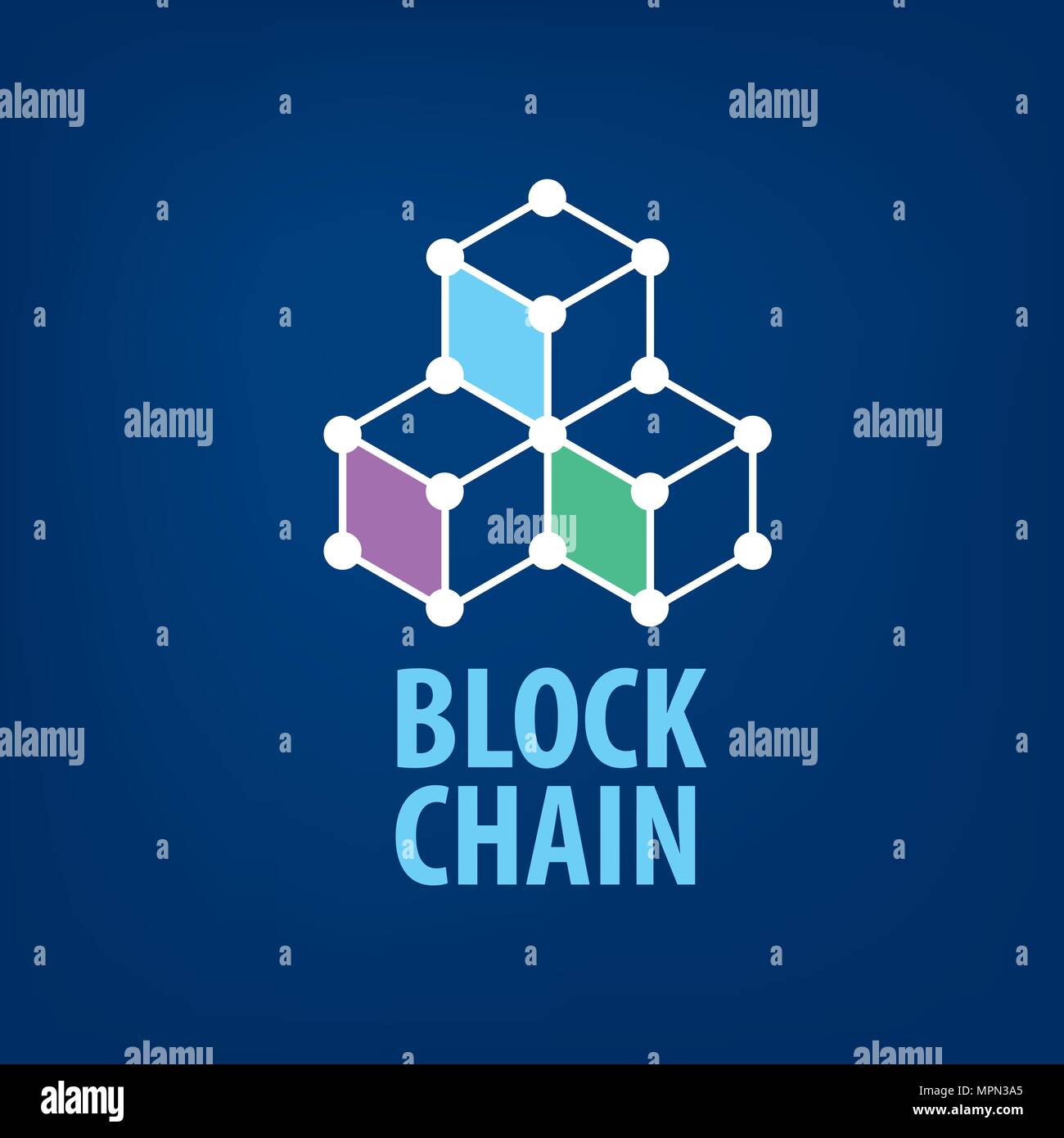 Vector logo blockchain Stock Vector Image & Art - Alamy