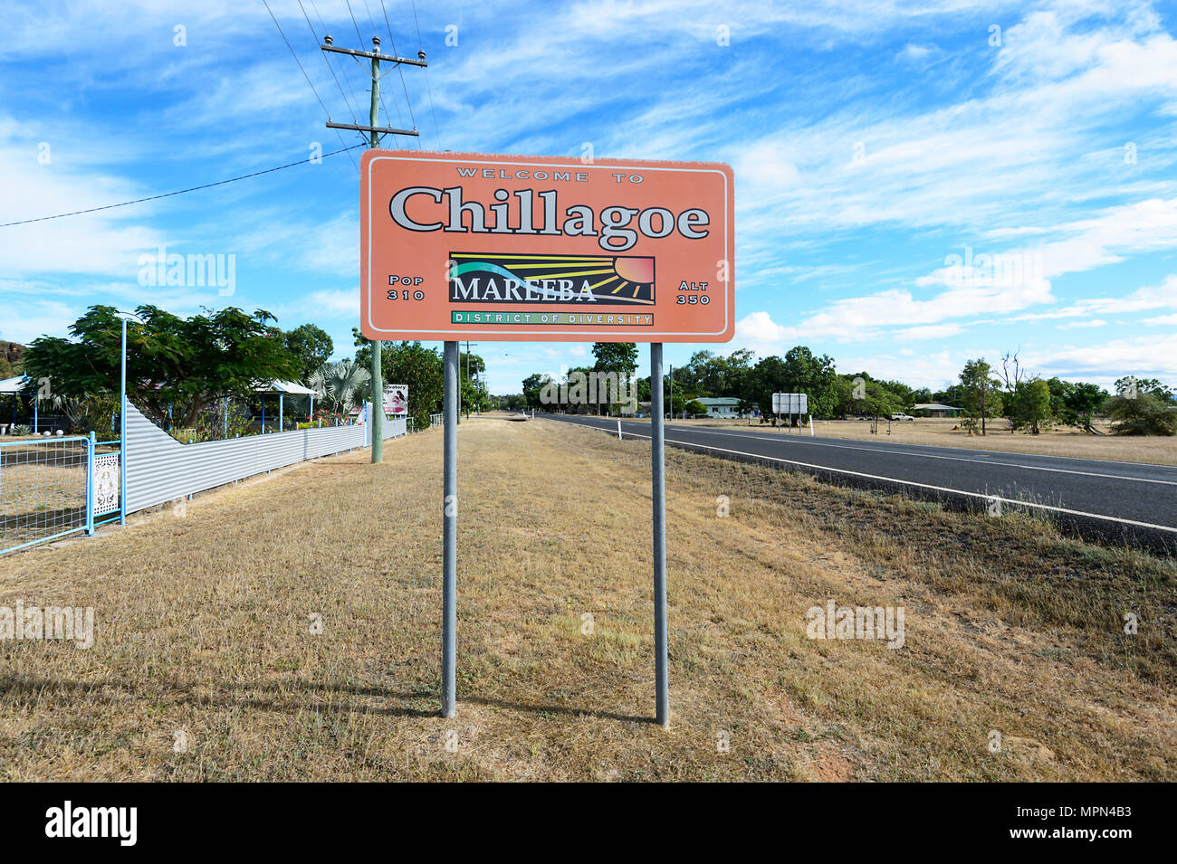 Outback roadsign hi-res stock photography and images - Alamy