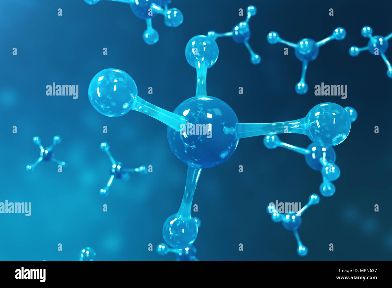 3D rendering molecules. Atoms bacgkround. Medical background for banner ...