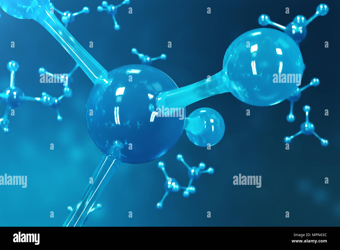 3D rendering molecules. Atoms bacgkround. Medical background for banner ...