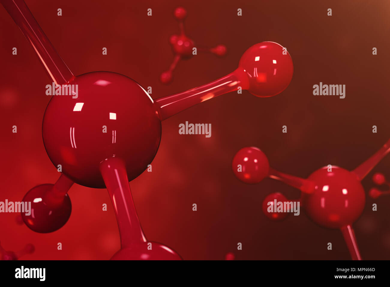 3D rendering molecules. Atoms bacgkround. Medical background for banner ...