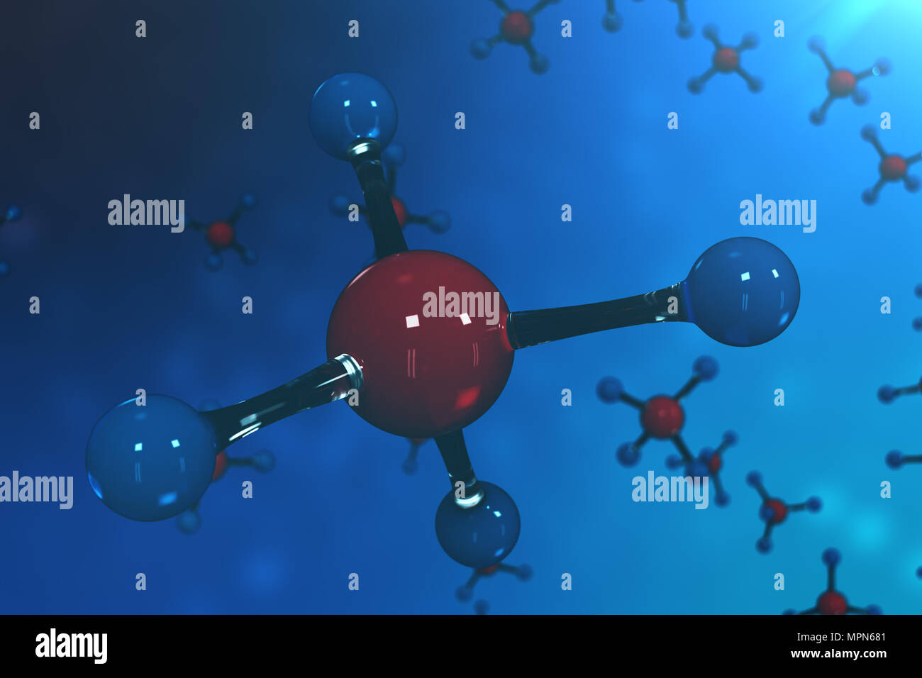 3D rendering molecules. Atoms bacgkround. Medical background for banner ...