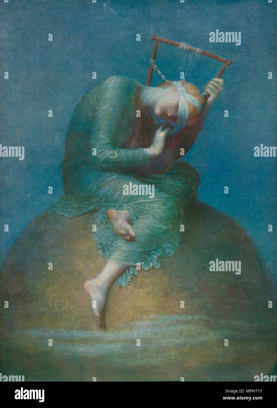 'Hope', 1886, (1912). Artist: George Frederick Watts Stock Photo - Alamy