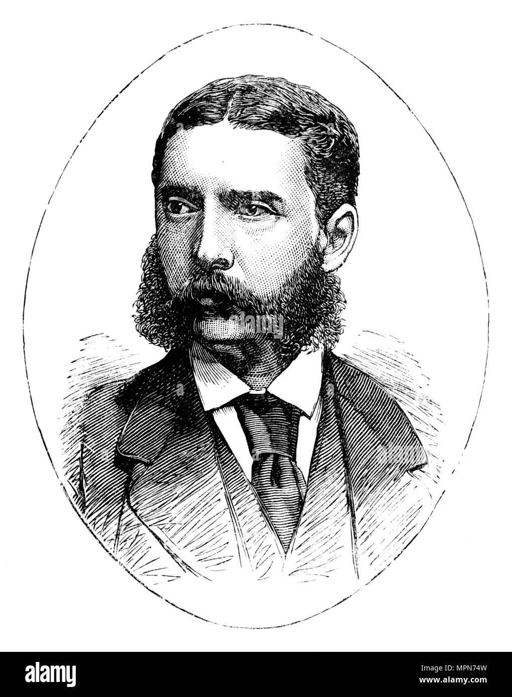 'Lieutenant Bromhead', c1880. Creator: Unknown Stock Photo - Alamy