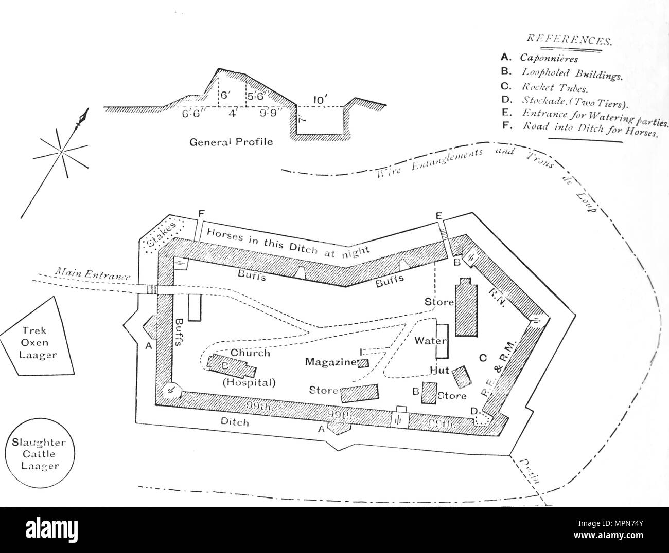 James fort map hi-res stock photography and images - Alamy