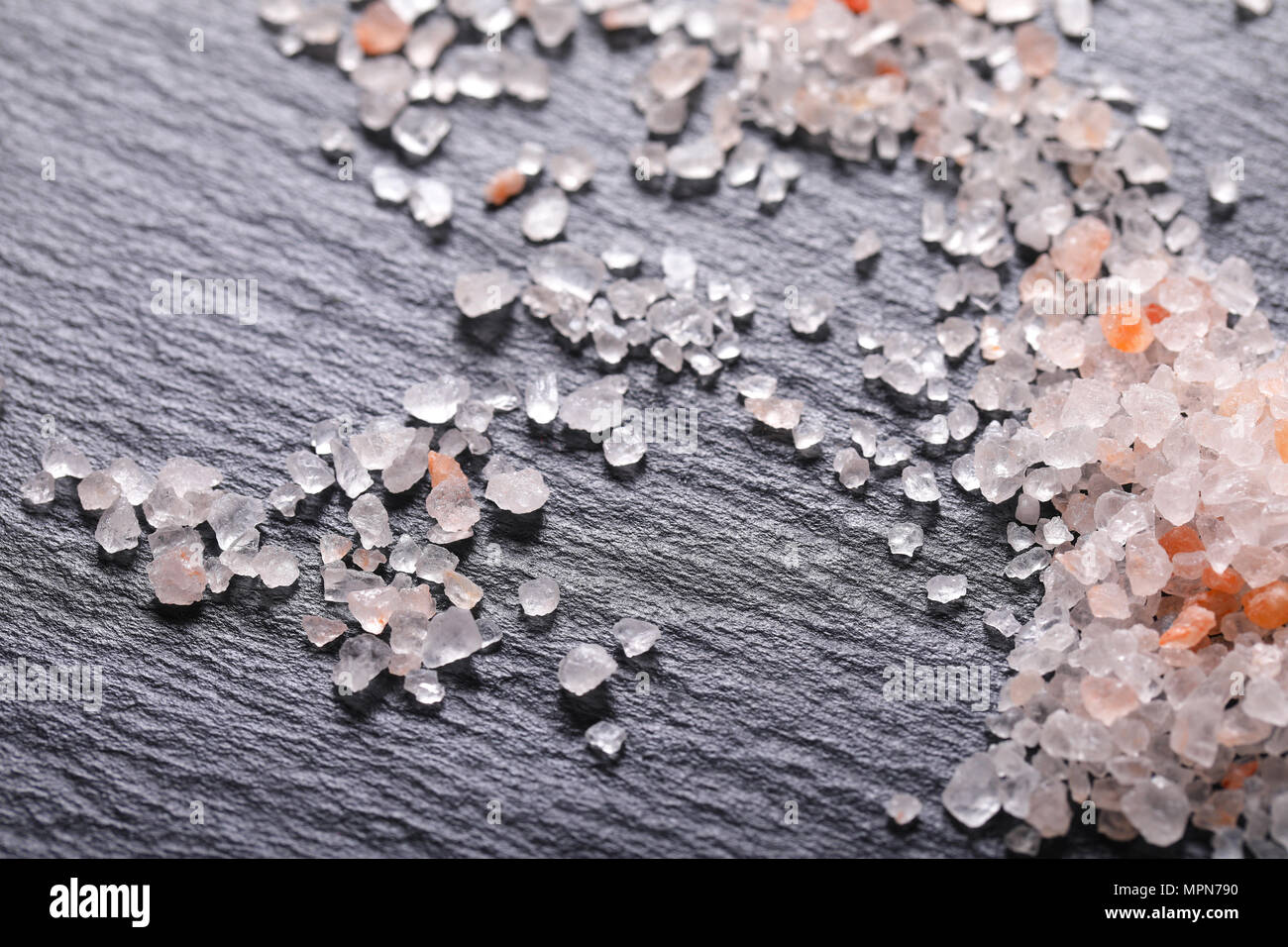 Salt grain crystals close up hi-res stock photography and images - Alamy