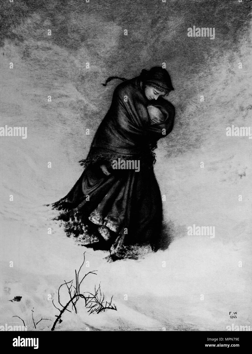 'The Lost Path', 1863, (1912). Artist: Fred Walker Stock Photo - Alamy