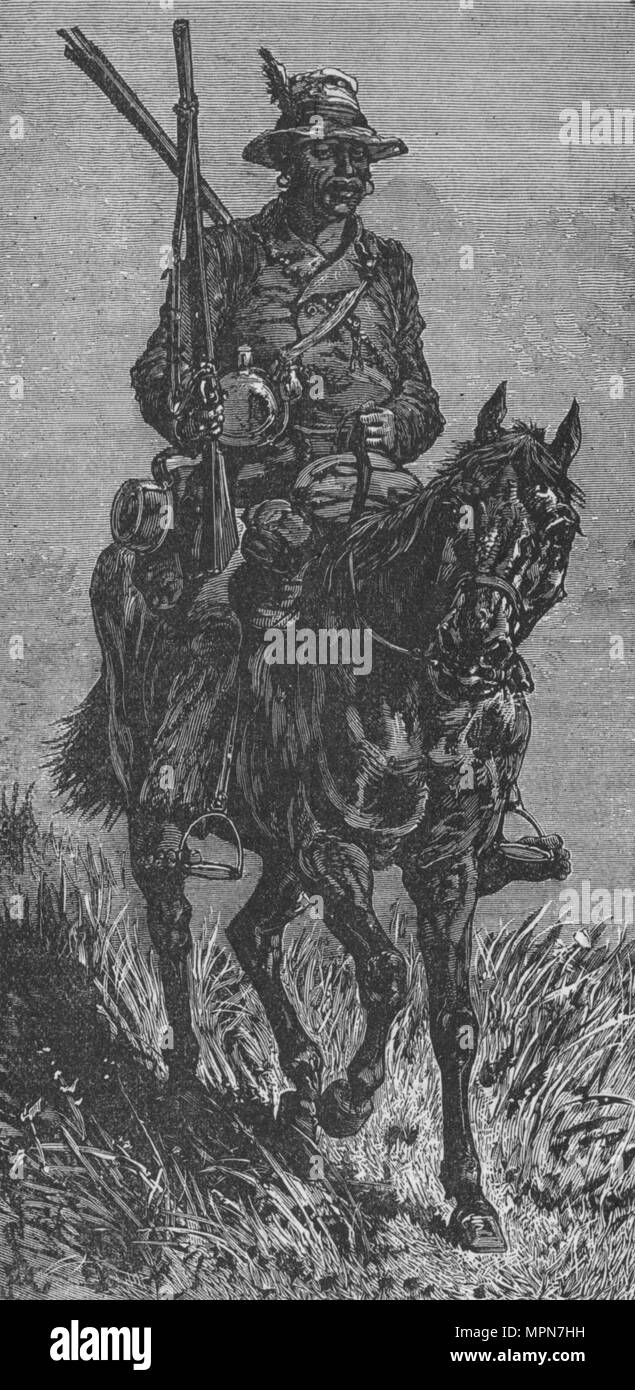'A Basuto Scout', c1880. Artist: Unknown Stock Photo - Alamy