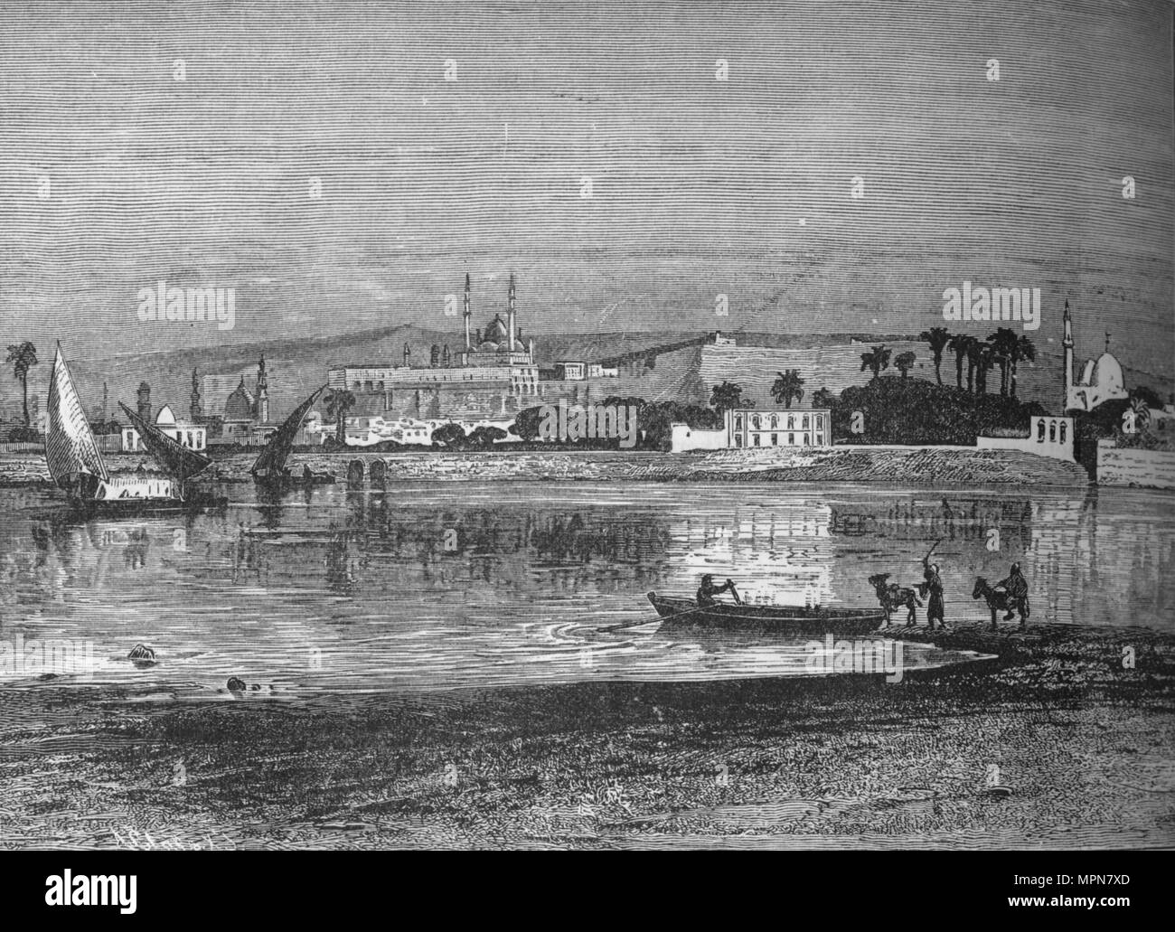 Cairo boat Black and White Stock Photos & Images - Alamy