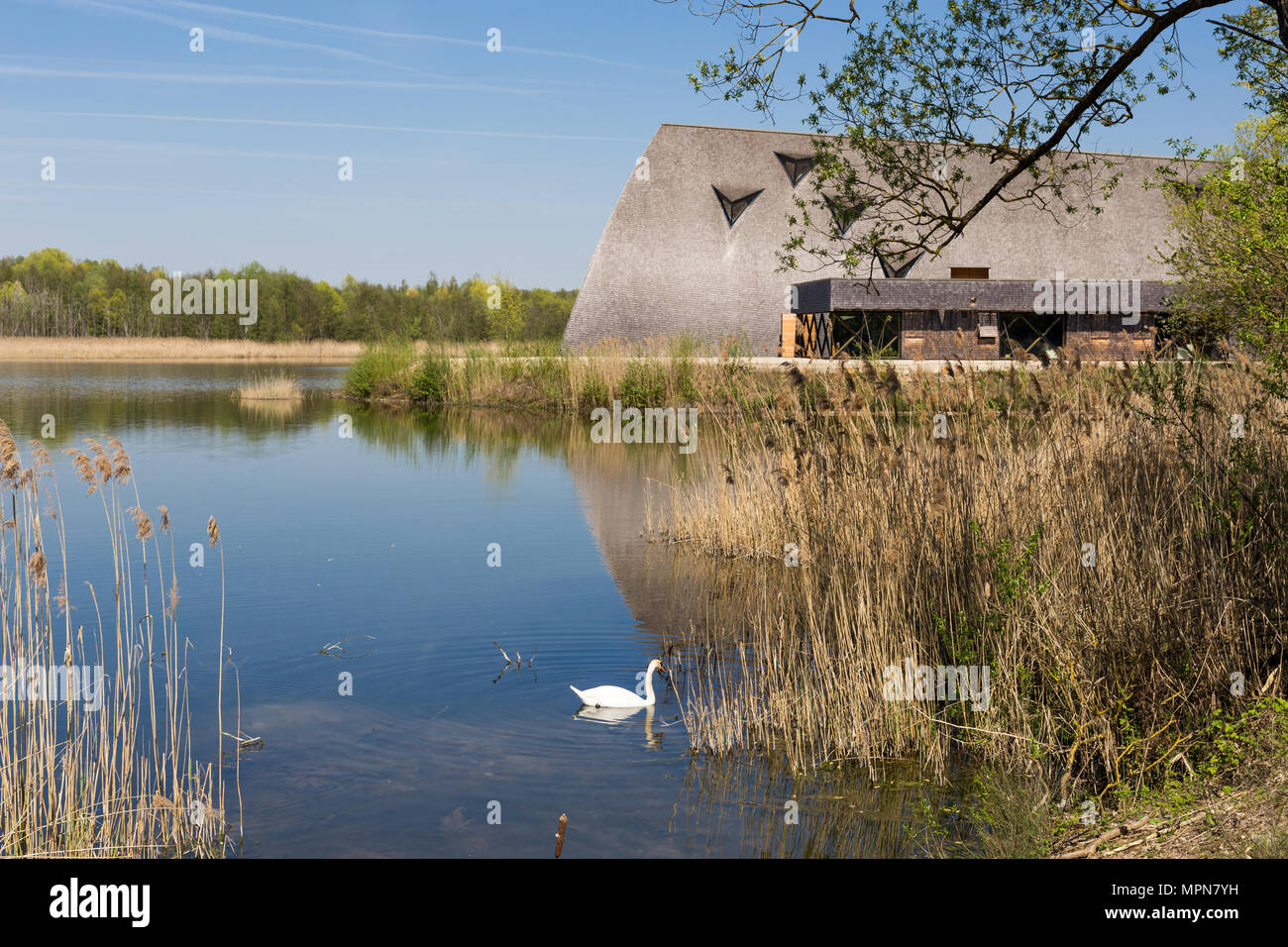 quarry lake in Remerschen Stock Photo - Alamy