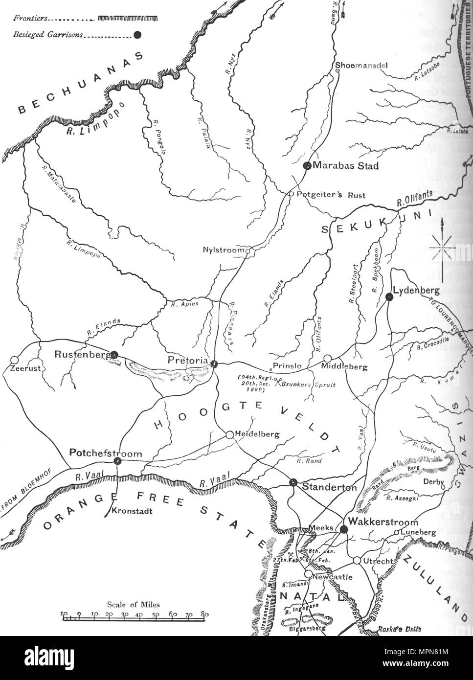 Boer war map hi-res stock photography and images - Alamy