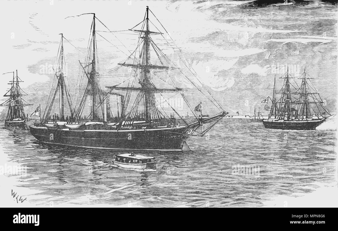 British gunboats 19th hi-res stock photography and images - Alamy