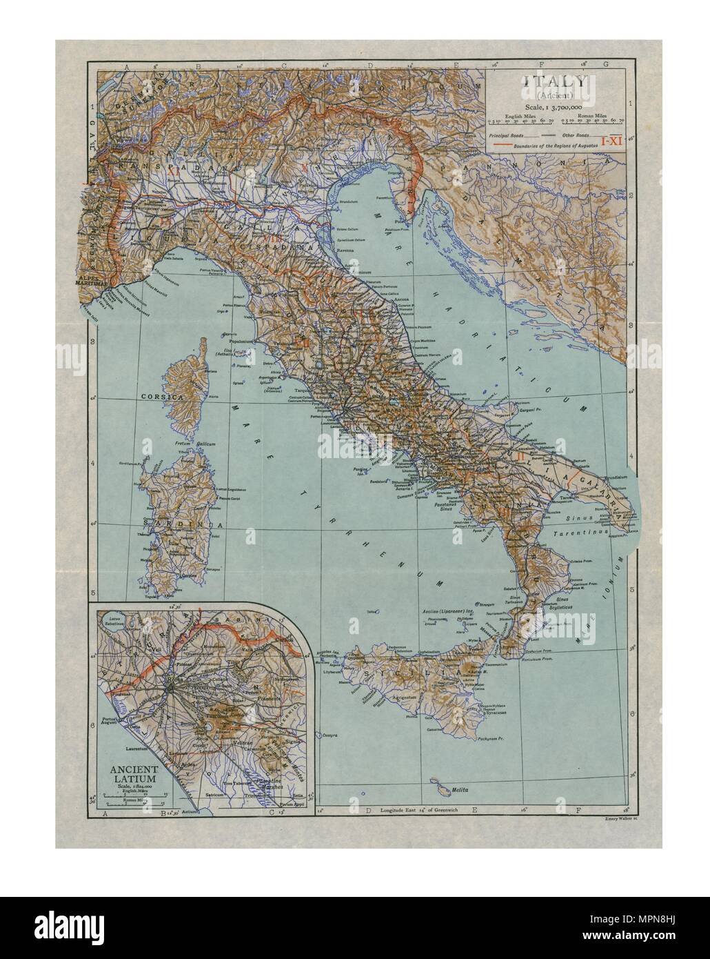 Ancient Italy Map Stock Photos & Ancient Italy Map Stock Images - Alamy