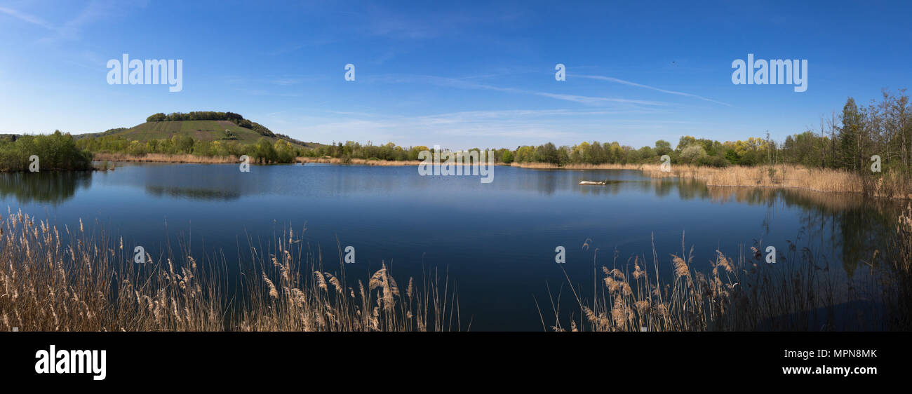quarry lake in Remerschen Stock Photo - Alamy