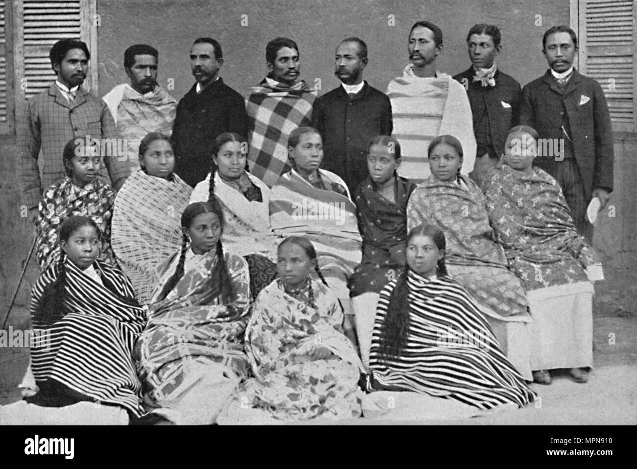 A group of Hova, people of Madagascar, 1912. Artist: Unknown Stock ...